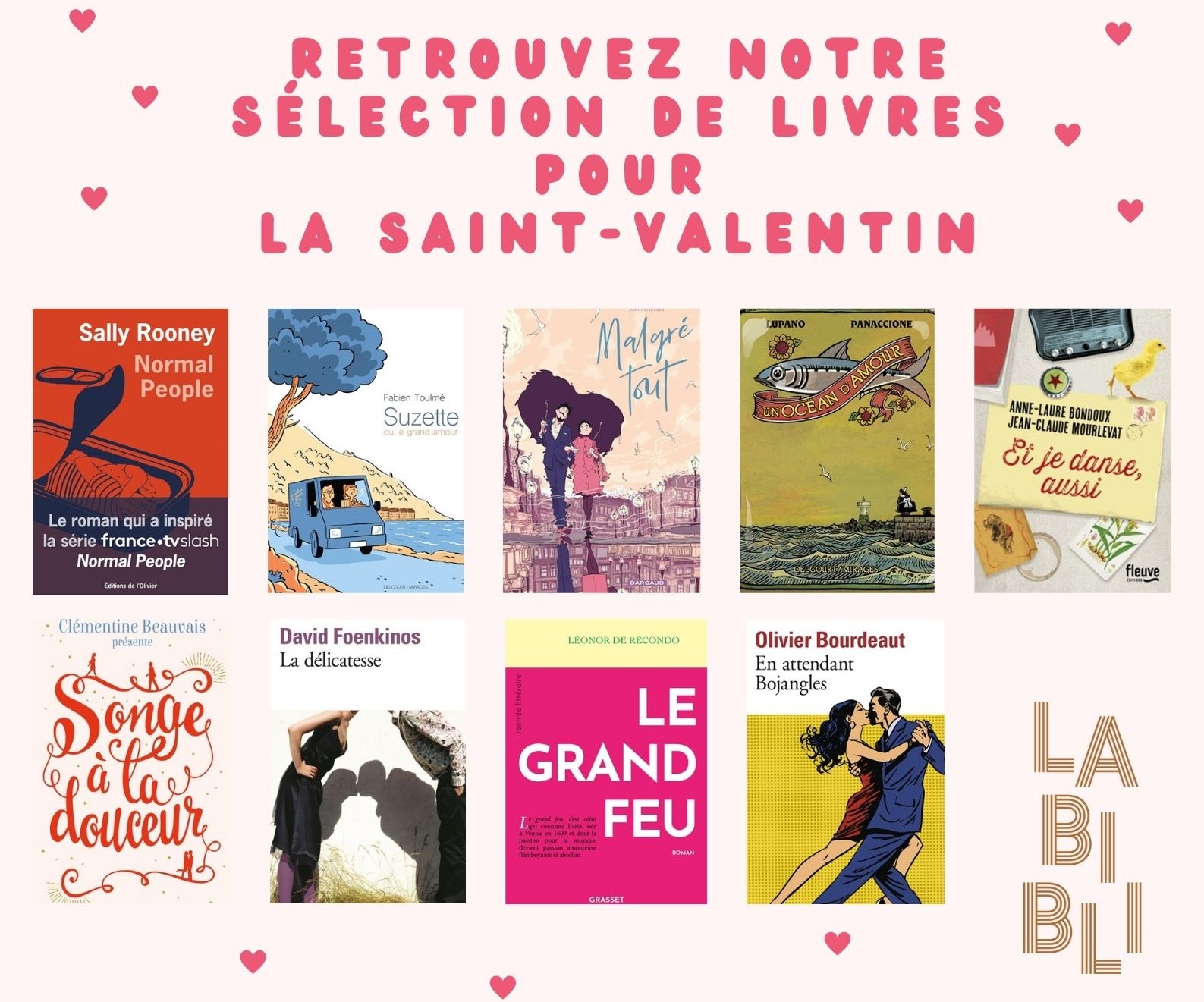 Sélection spéciale Saint-Valentin - La Bibli - Bibliothèque municipale ...